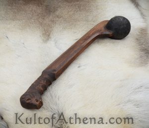 Native American Ball Club with Bear Handle