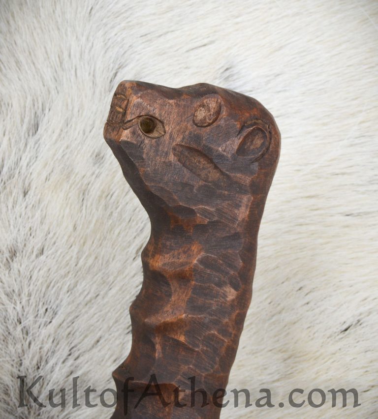 Native American Ball Club with Bear Handle
