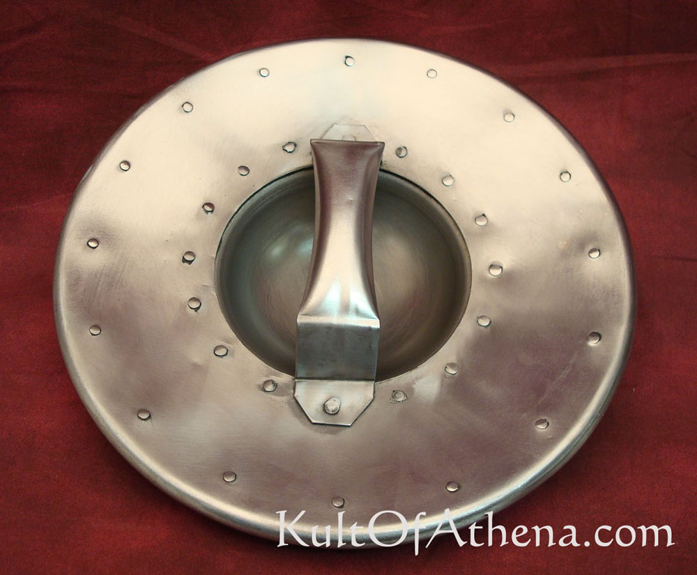 Scaloped Buckler - 12 inch- 14 Gauge Steel