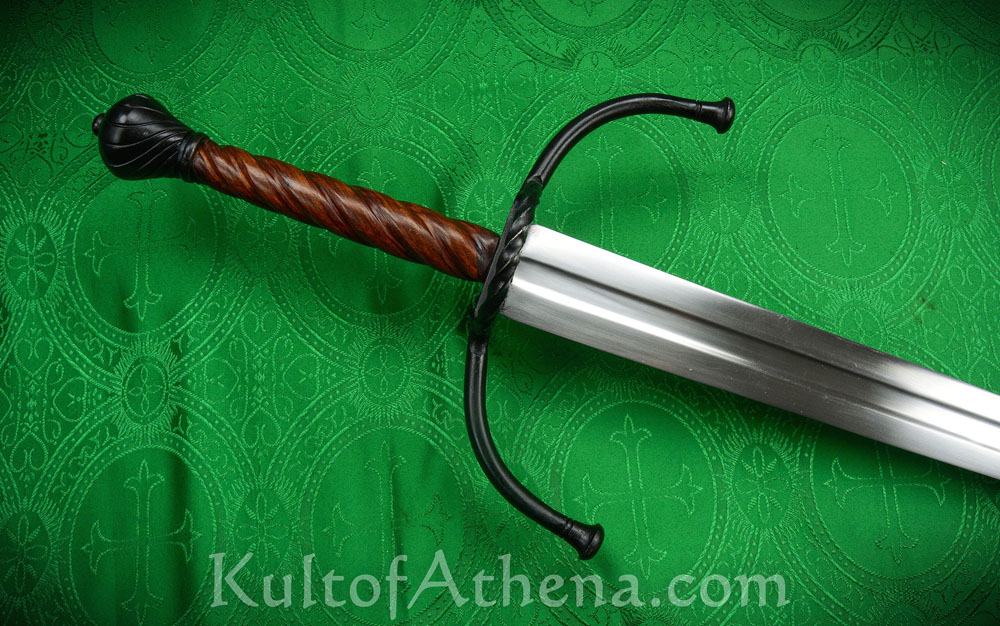 German Longsword with Twisted Wood Grip