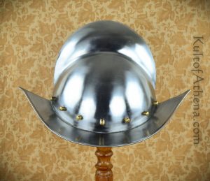 Combed Morion Helm - 18 Gauge Steel