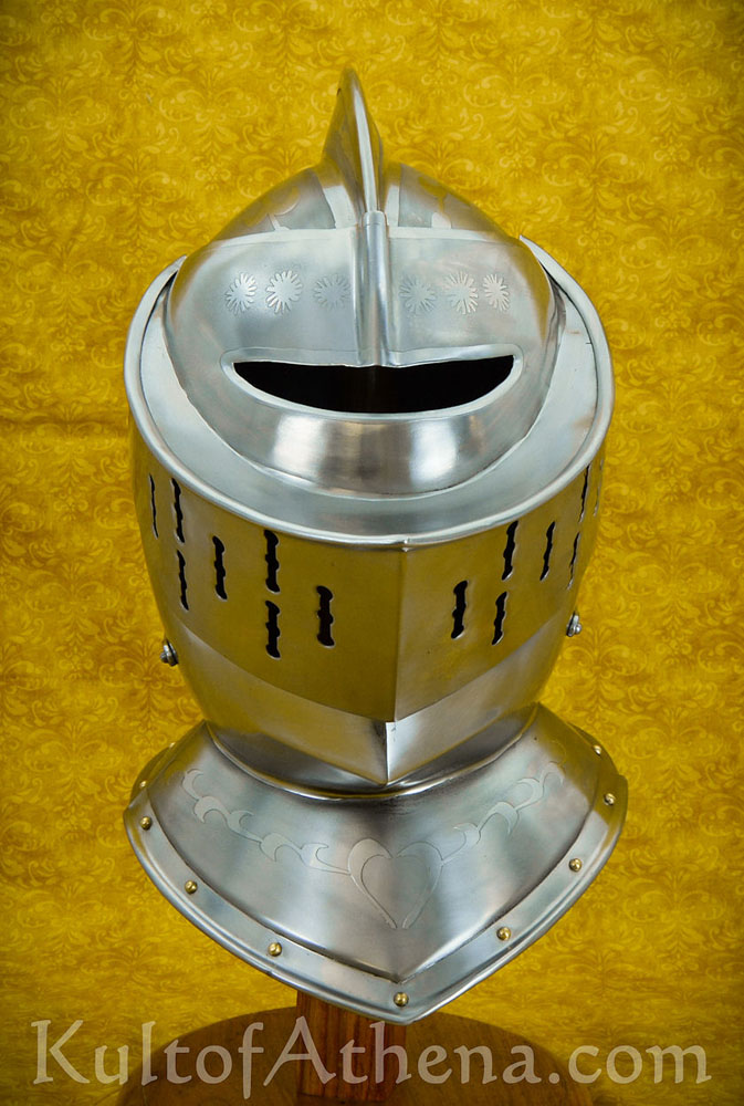 Close Helm - Engraved - 18 Gauge