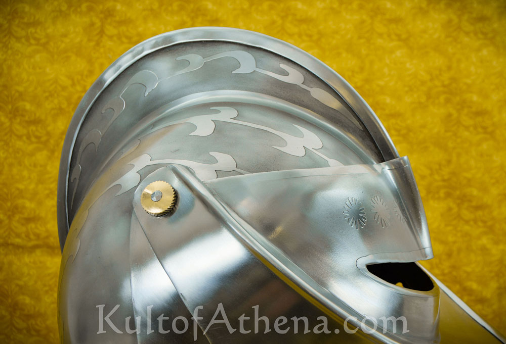 Close Helm - Engraved - 18 Gauge