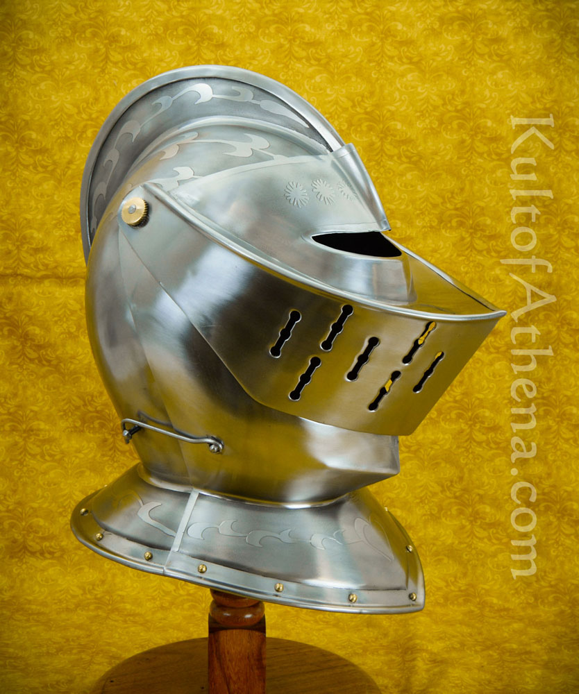 Close Helm - Engraved - 18 Gauge
