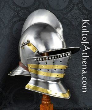 16th Century Burgonet with Falling Buffe Visor