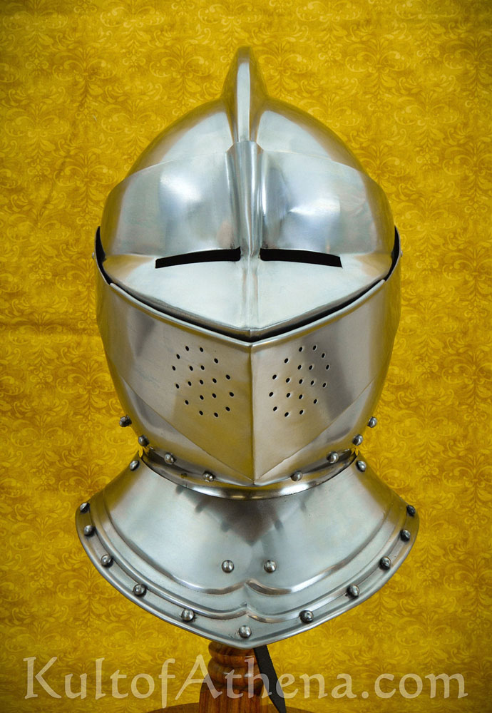 English Close Helm - 18 Gauge