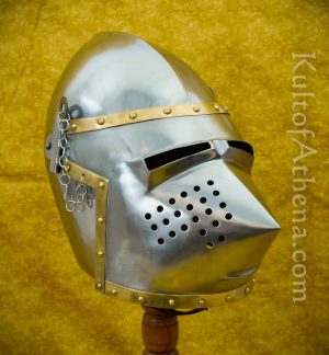 Pig-Faced Bascinet - 18 Gauge