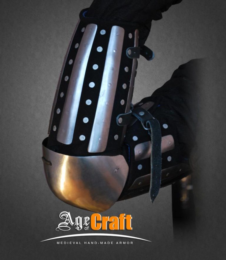 Age of Craft - HMB Arm Armor - Pair of Splinted - Brigandine Arms with ...