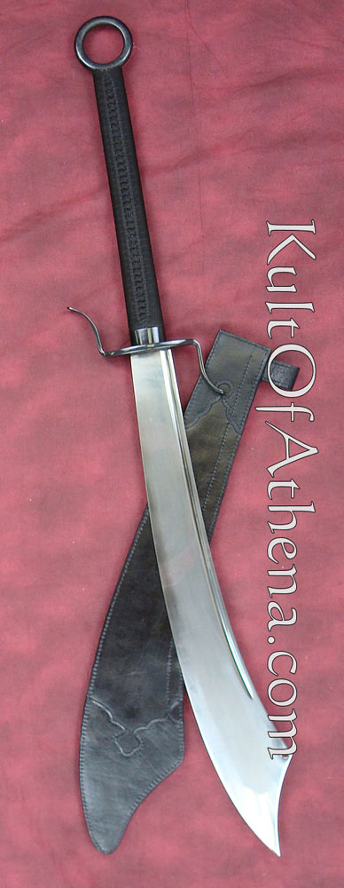 Chinese War Swords 45''Functional Black Chinese Sword 1095Carbon Steel