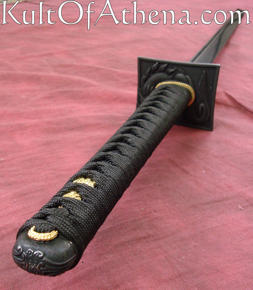 Black Damascus Steel Sword