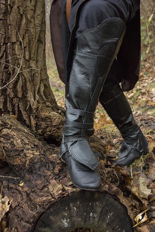 Pirate / Highwayman's Leather Gaiter / Boot Topper