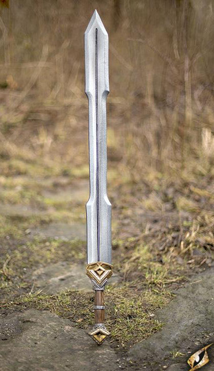 Double Sided Sword Dwarf Double Edge Long Blade Sword 41.5'' Foam