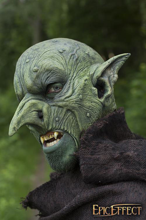 Malicious Goblin Mask - Green