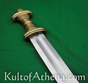 The Fetter Lane Sword - 8th Century Saxon Sword - Antiqued Brass Hilt