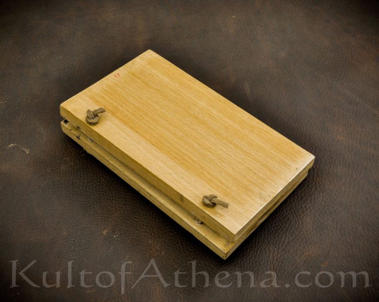 Wax Writing Tablet with Brass Stylus