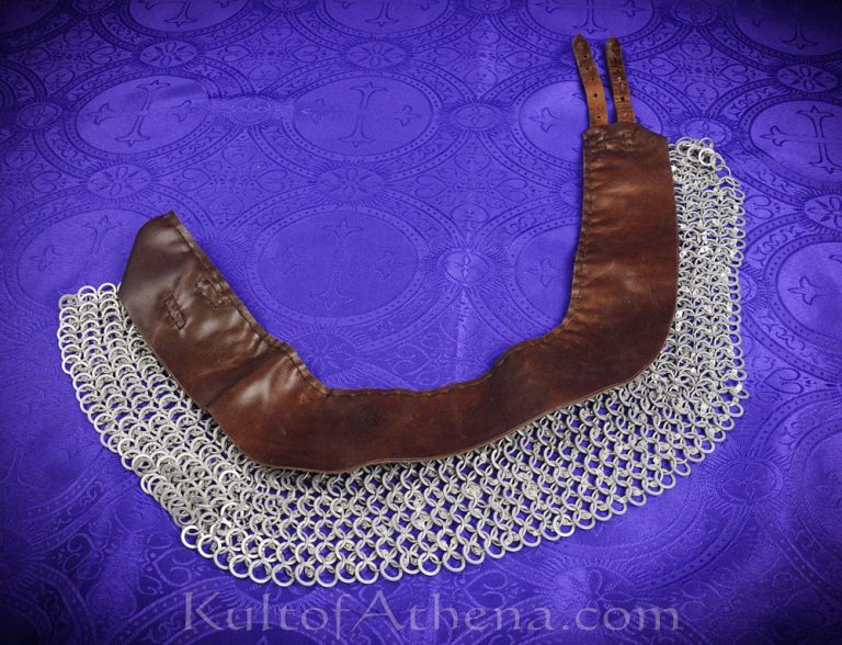 DANA Aluminum Chainmail Standard - Bishop's Mantle - Dome Riveted Round ...