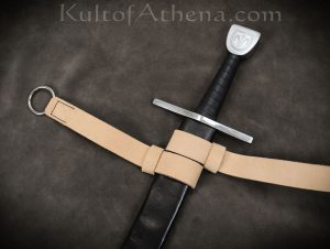 Double Strap Hanging Sword Belt - Natural