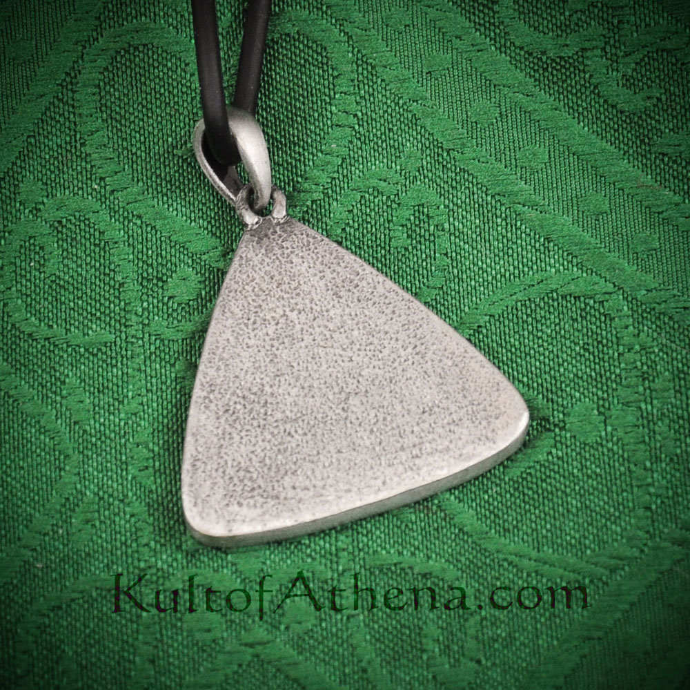 Triangular Celtic Knotwork Pendant