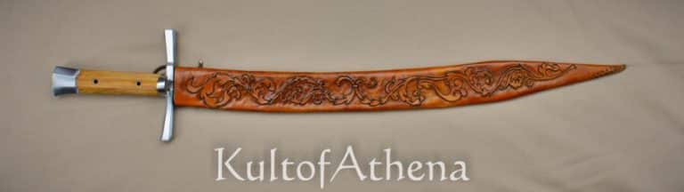 Landsknecht Emporium - Adorian Messer with Halftan Leather Sheath ...