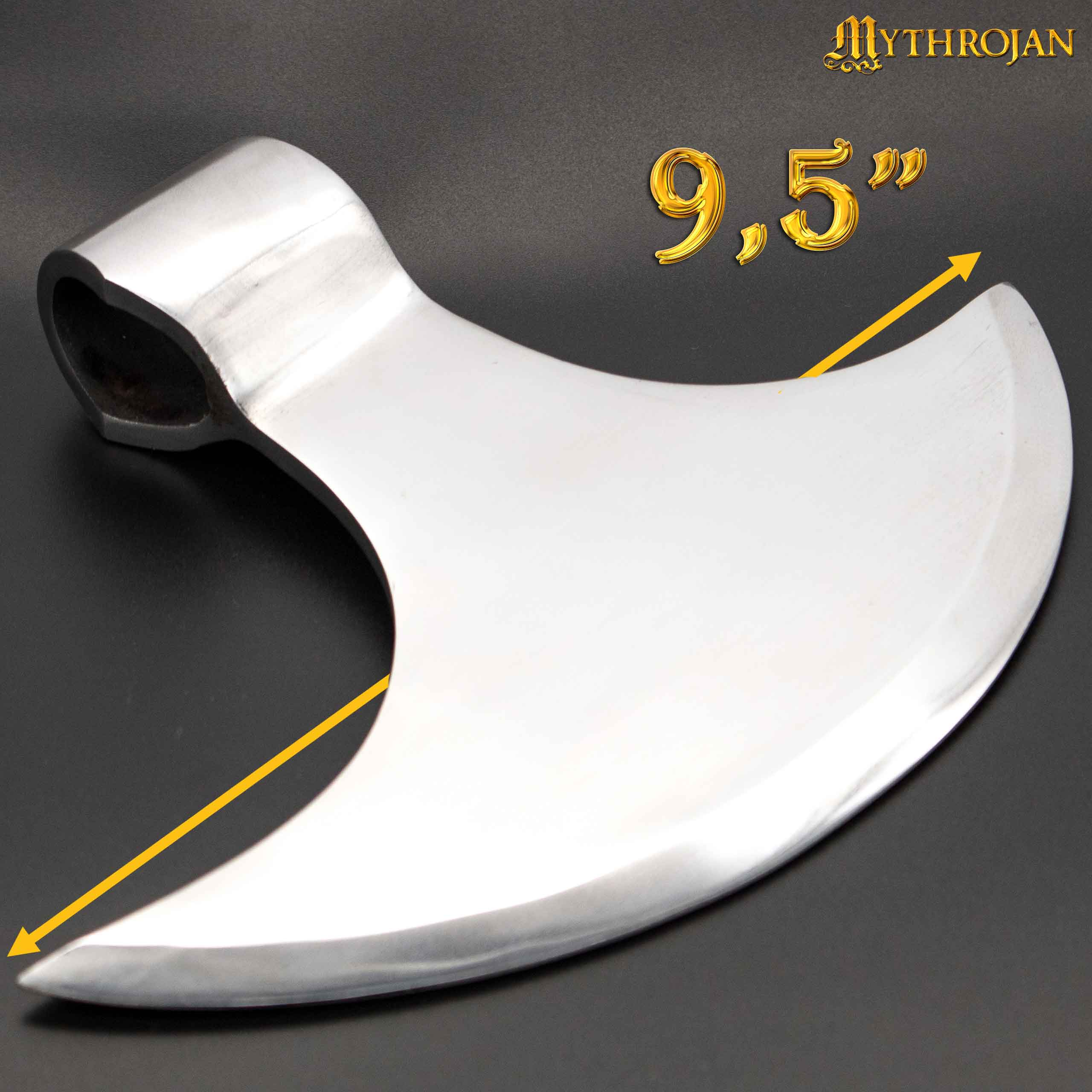 Mythrojan Steel Medieval or Viking Axe - Kult of Athena