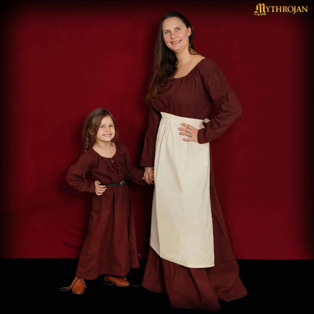 Mythrojan Medieval Apron: Ideal for Historical Cooking, Baking ...