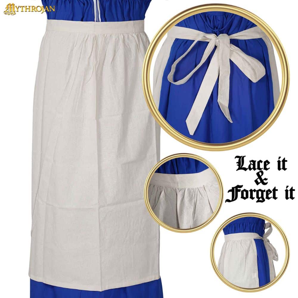 Mythrojan Medieval Apron: Ideal for Historical Cooking, Baking ...
